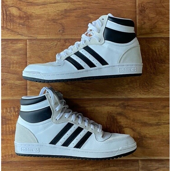 adidas | Shoes | Mens Size 1 Adidas Top Ten Rb White Black Gx741 | Poshmark